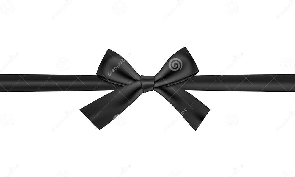 Black ribbon stock vector. Illustration of background - 147276253