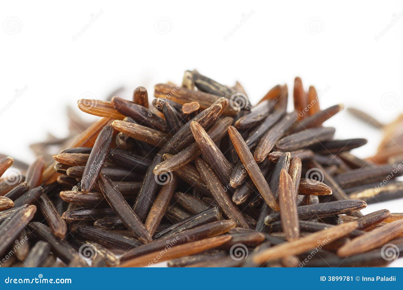 Black rice stock image. Image of macro, fiber, rice, brown - 3899781