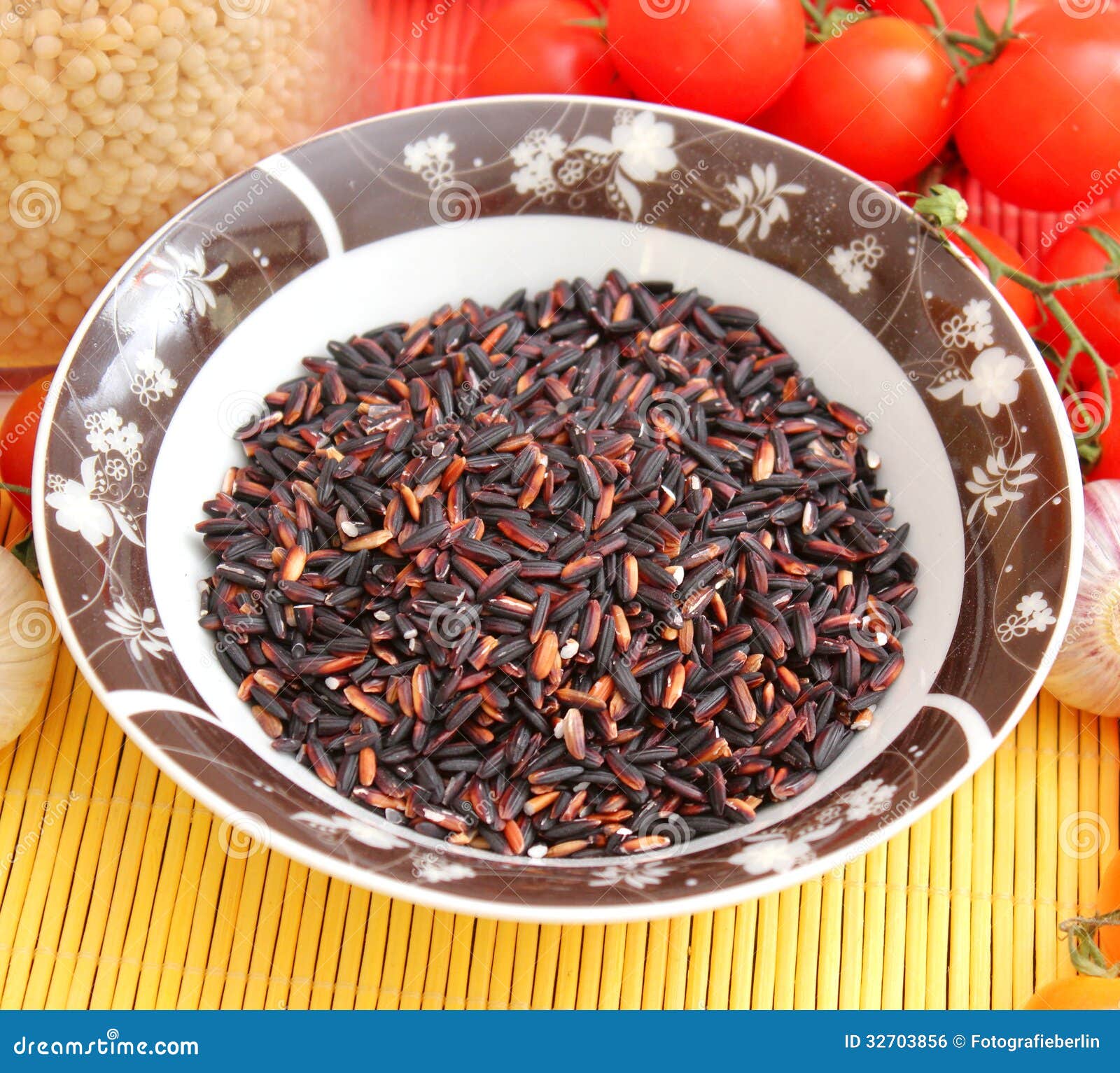 Black rice stock photo. Image of asian, black, chinese - 32703856