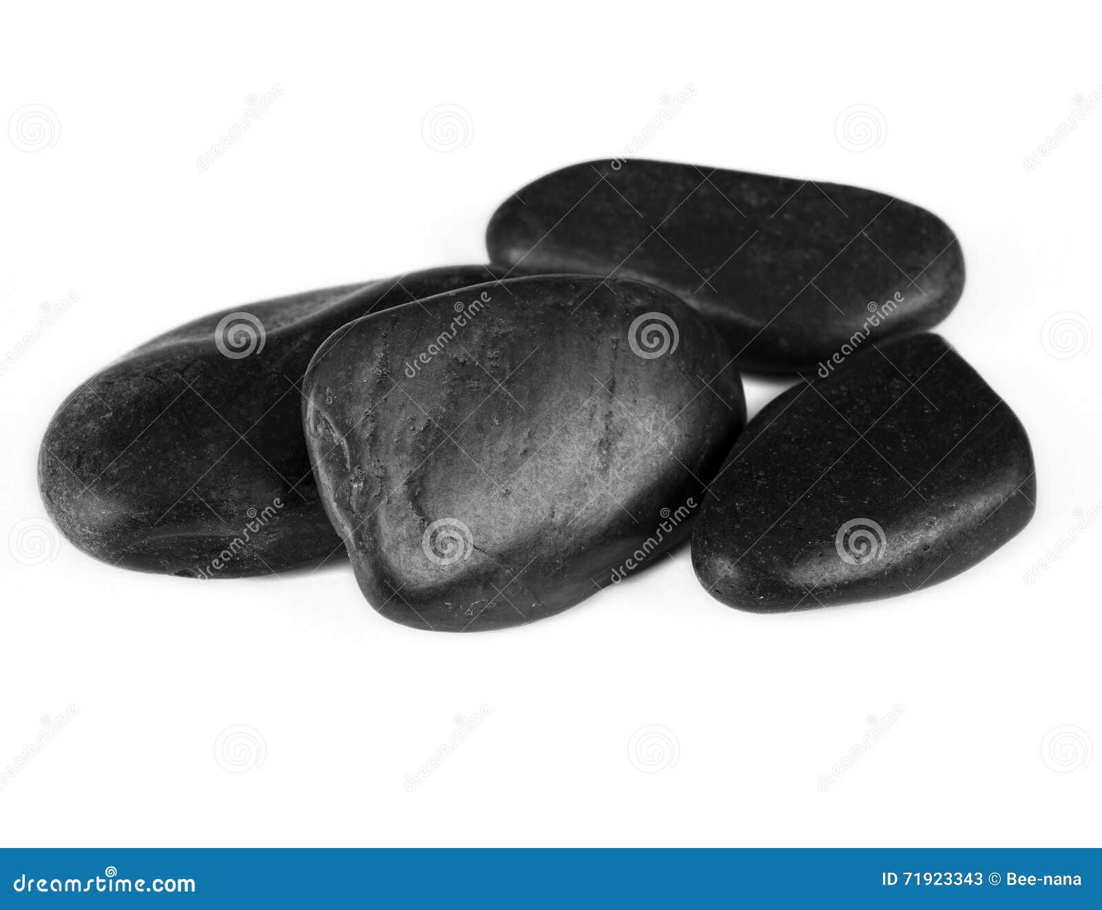 Black River Rocks on White Background Stock Image - Image of nature ...