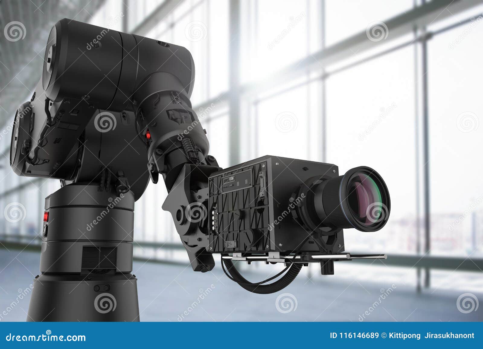 Robotic Camera With Dolly Royalty-Free Stock Image | CartoonDealer.com ...