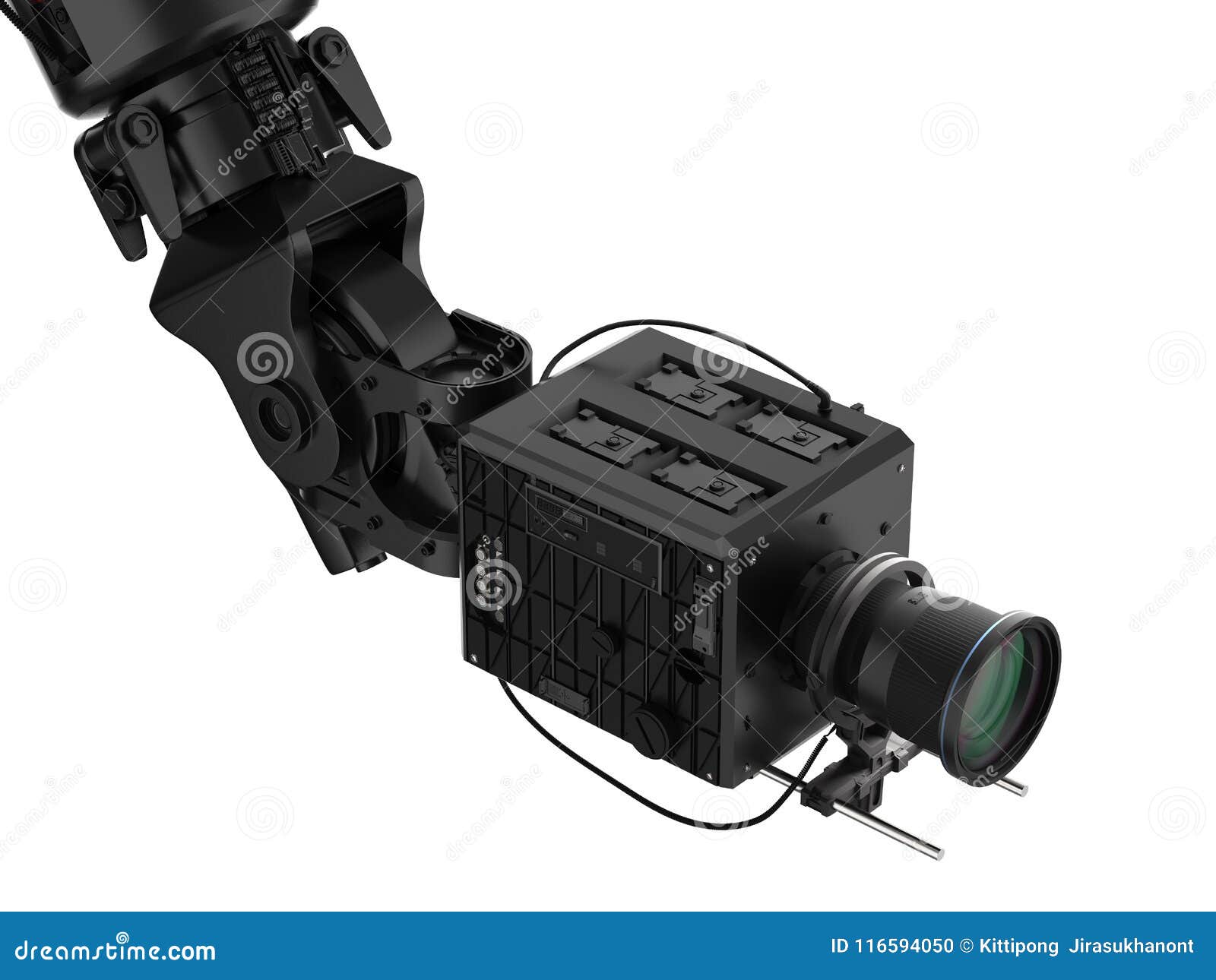 Robotic Camera With Dolly Royalty-Free Stock Image | CartoonDealer.com ...