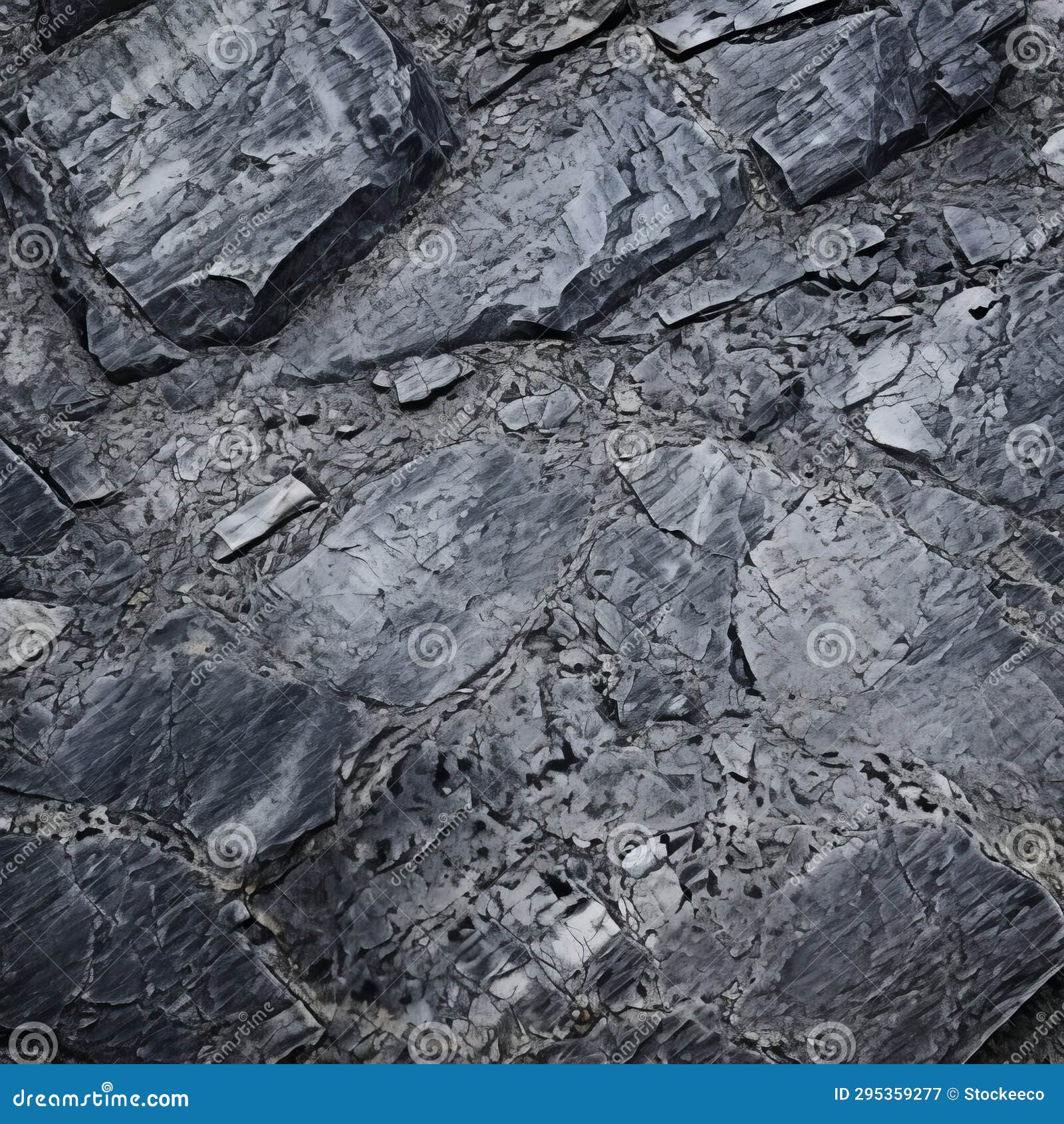 Black Rock Texture on Grungy Patchwork Background Stock Illustration ...