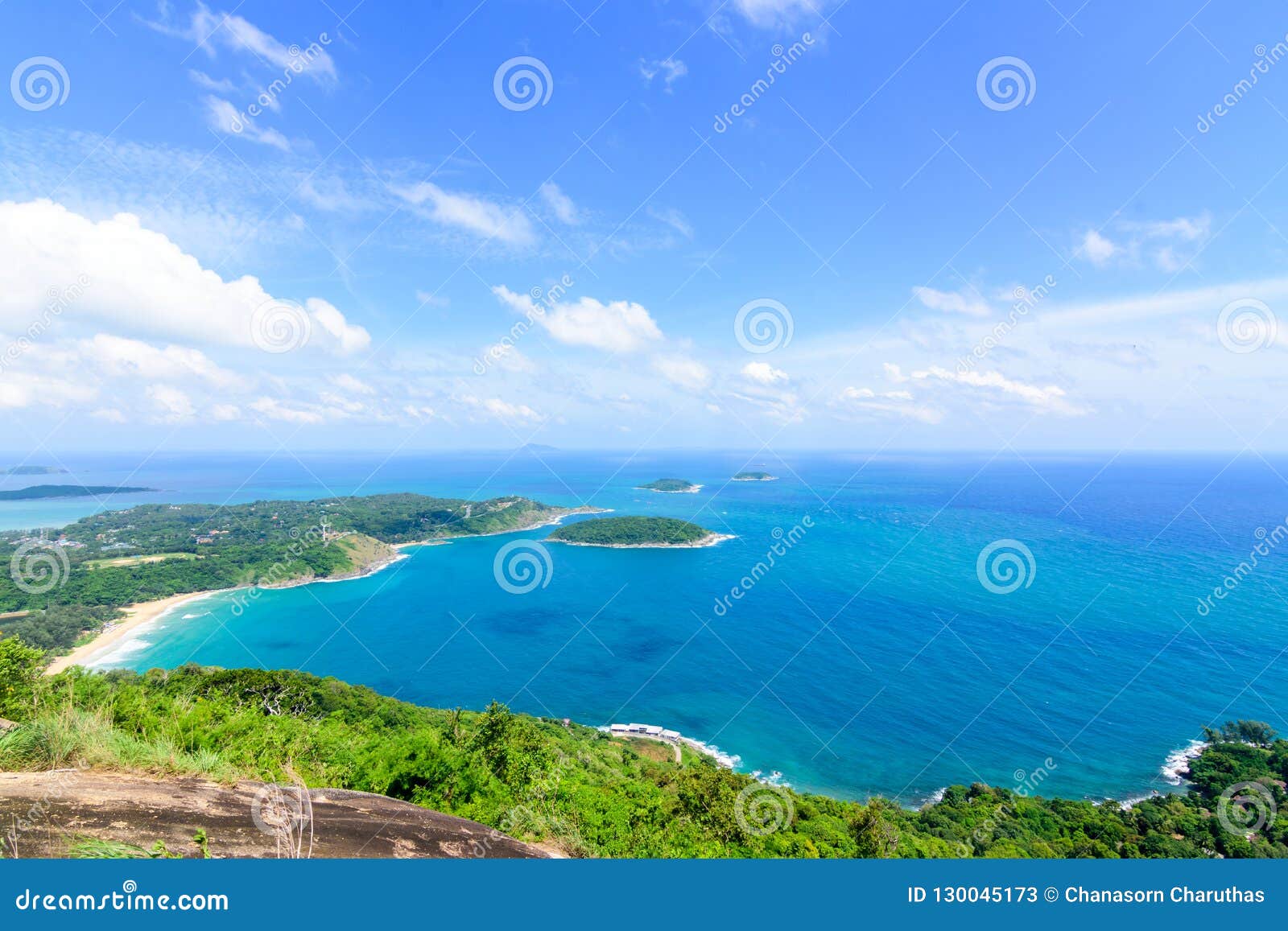 Black Rock Viewpoint in Phuket Thailand. Stock Image - Image of tourism ...