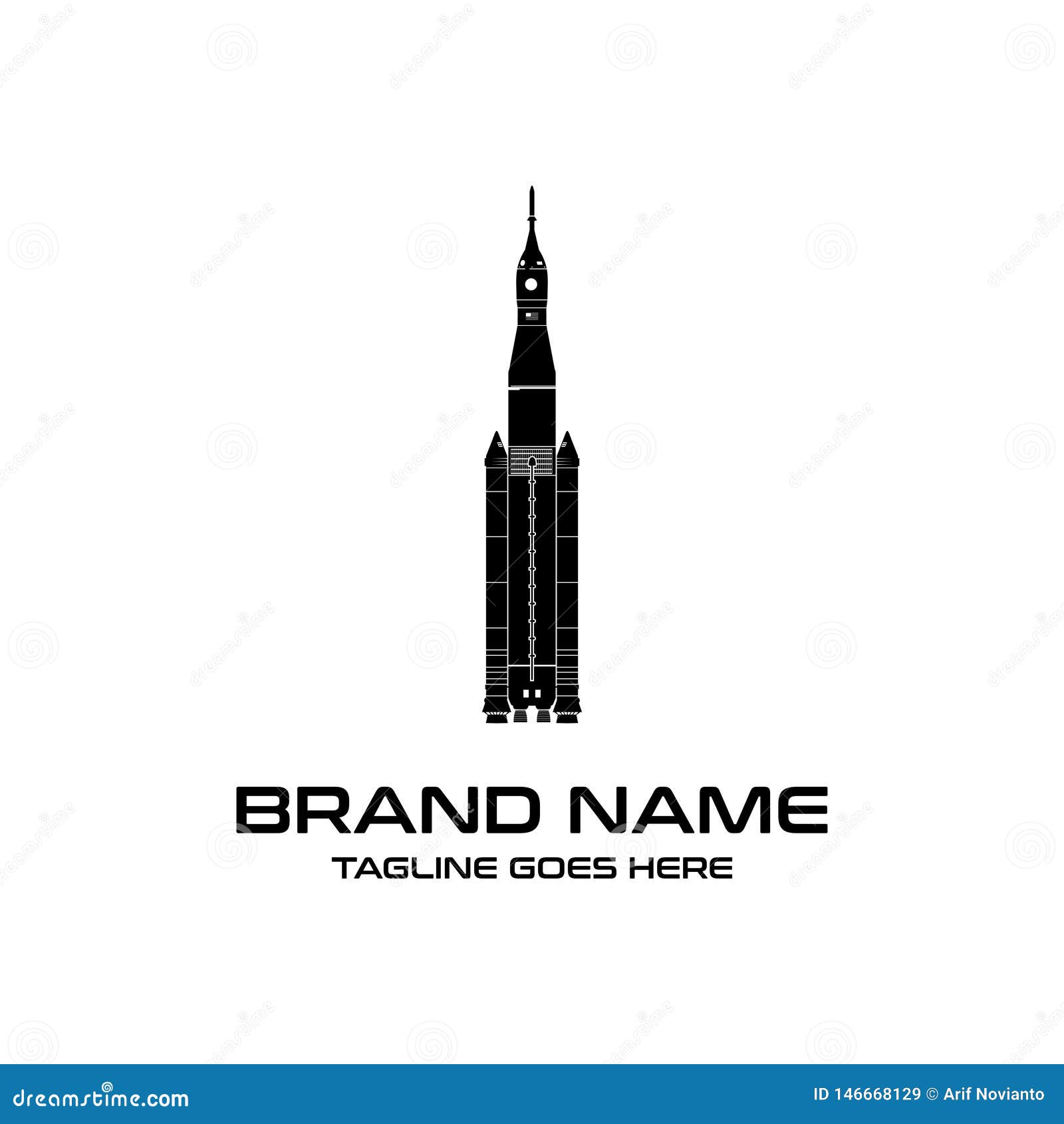 Black rocket logo stock illustration. Illustration of clear - 146668129