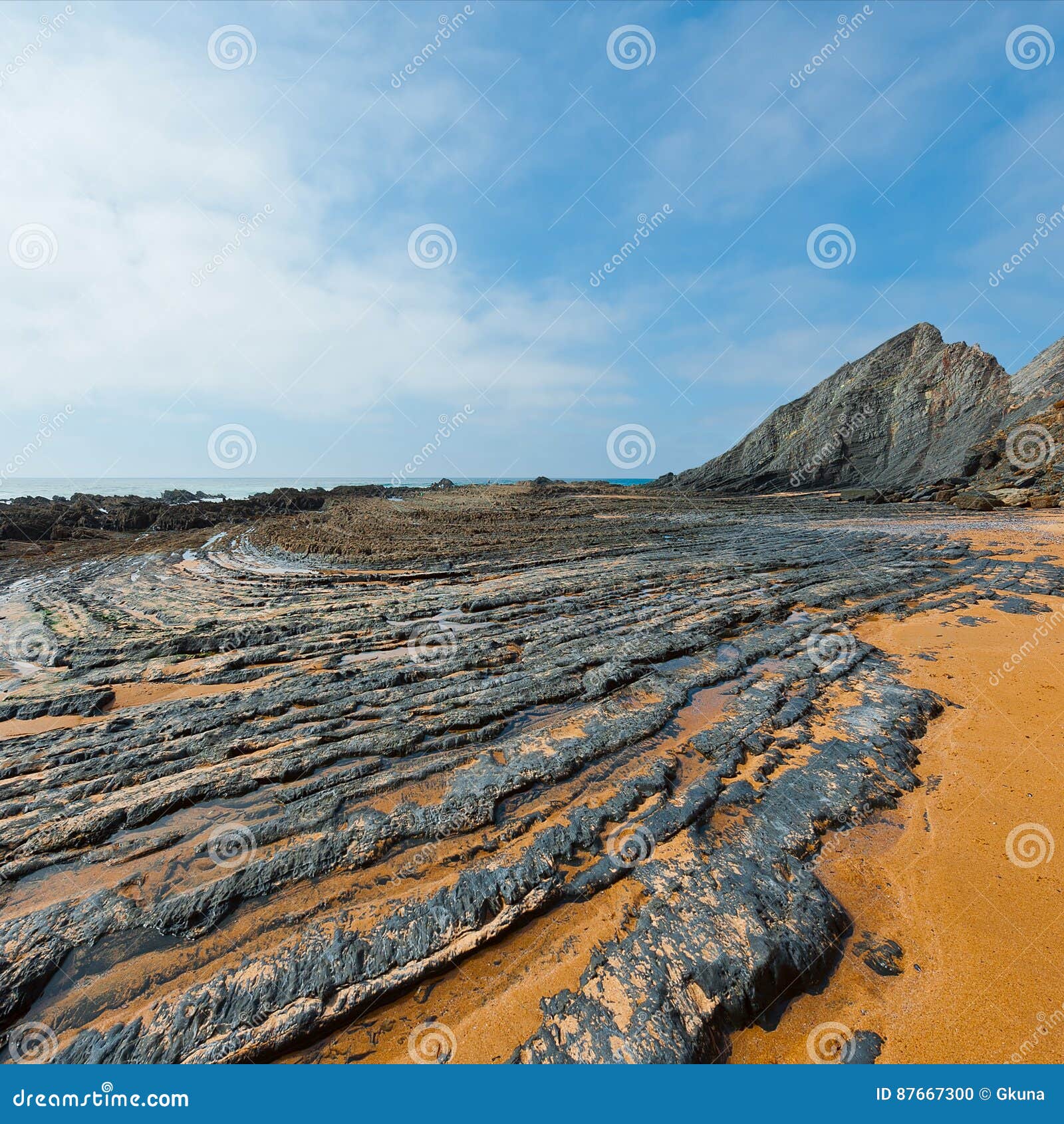 Black Rocks stock photo. Image of horizon, coastline - 87667300