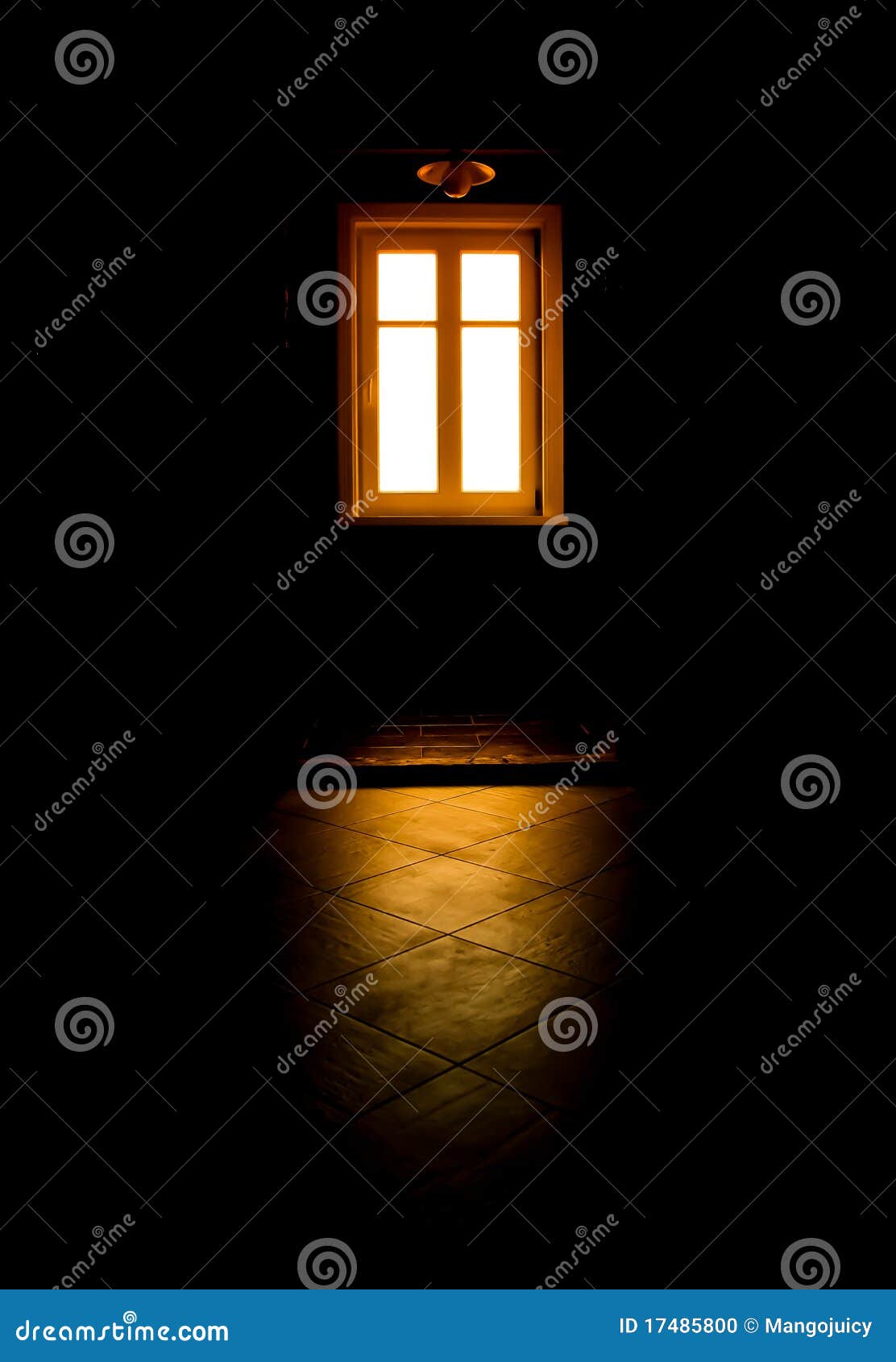 Black Room, Mysterious Window Light Stock Photo - Image of bizarre ...