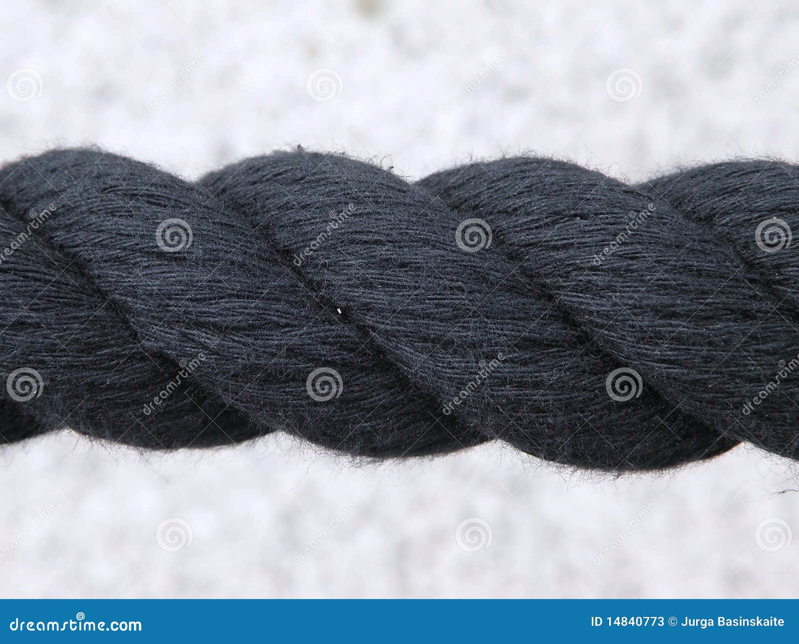 Black rope stock image. Image of string, strong, black - 14840773