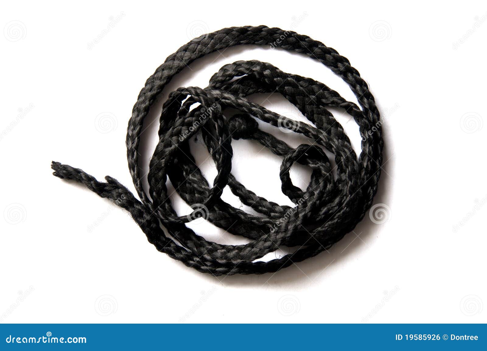 Black rope stock photo. Image of unused, security, coiled - 19585926