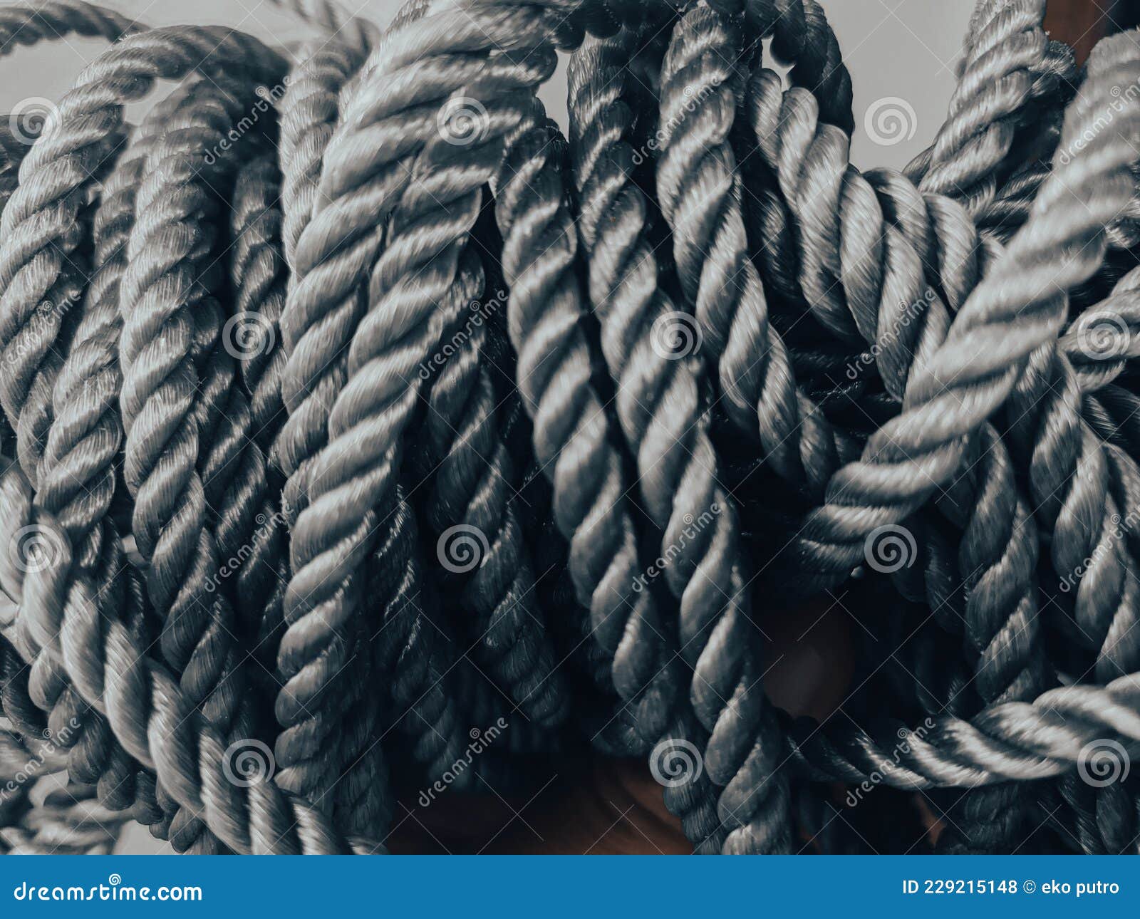 Black rope plastic stock photo. Image of textile, brown - 229215148