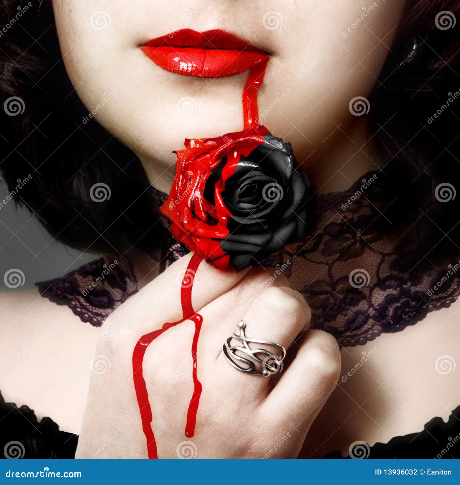 Bleeding Black Rose