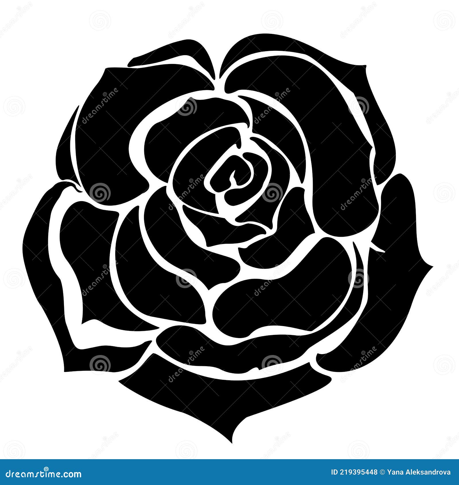 Black Rose Vector Flower Clip Art Stock Vector - Illustration of floral ...