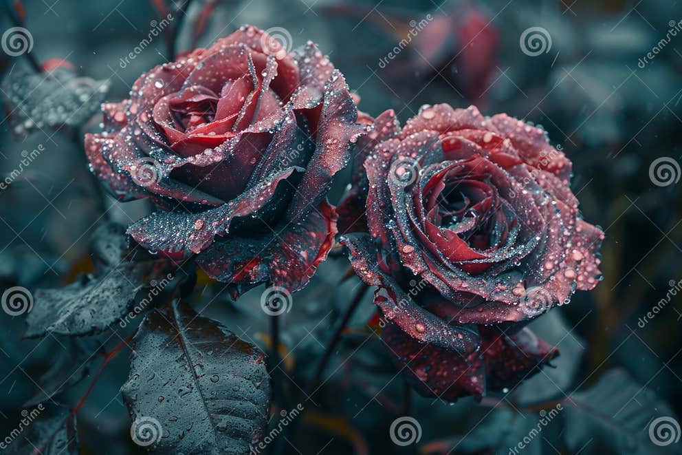 Black Roses, Symbol of Mourning Stock Photo - Image of sorrow ...