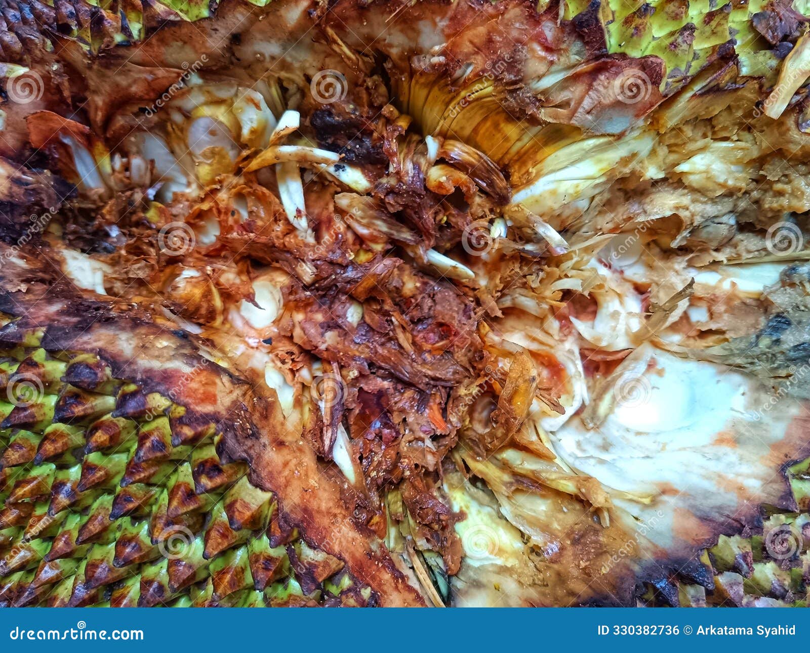 Close-up of Rotten Jackfruit Fruit Affected by Pests Stock Photo ...