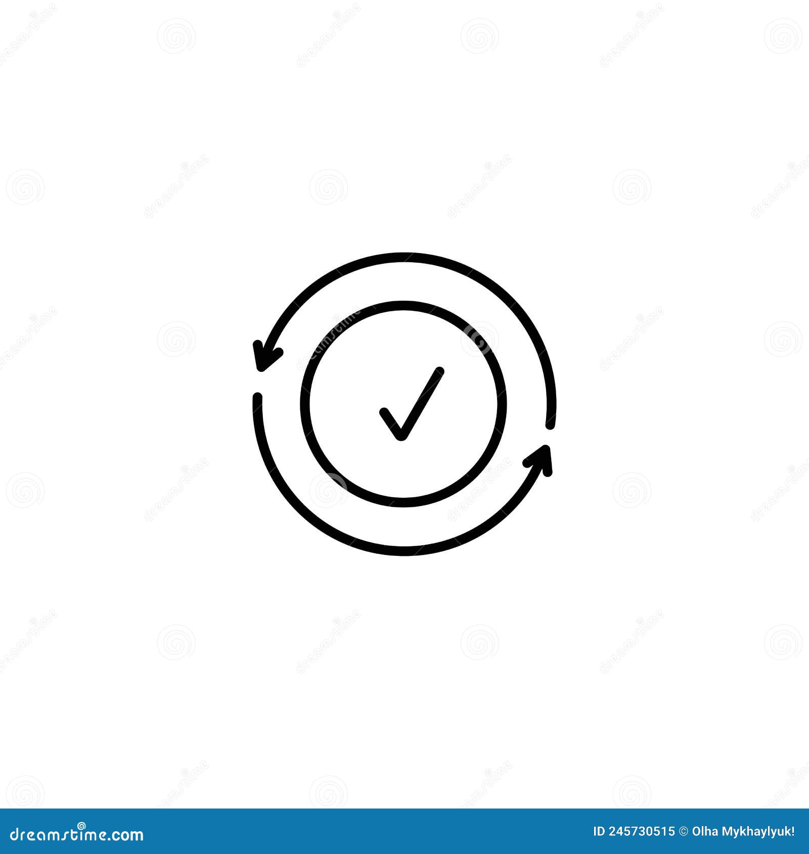 Checking Process Icon. Successfully Checked. Approved. Testing ...