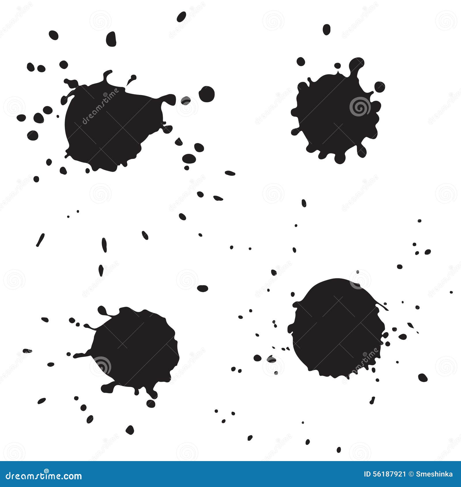 Round Splatter Background Silhouette Stock Illustrations – 1,561 Round ...