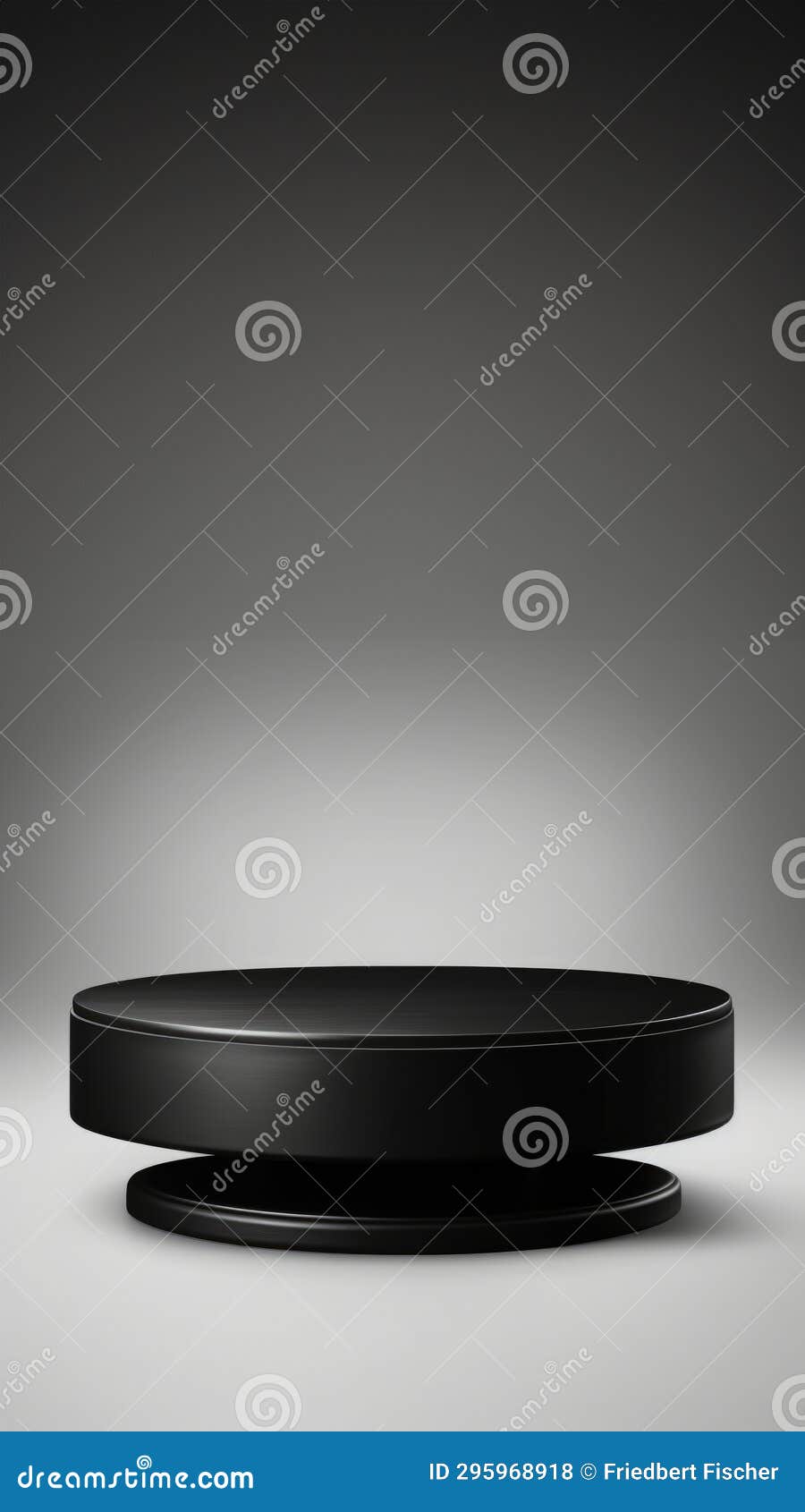 A Black Round Object on a White Surface Stock Photo - Image of material ...