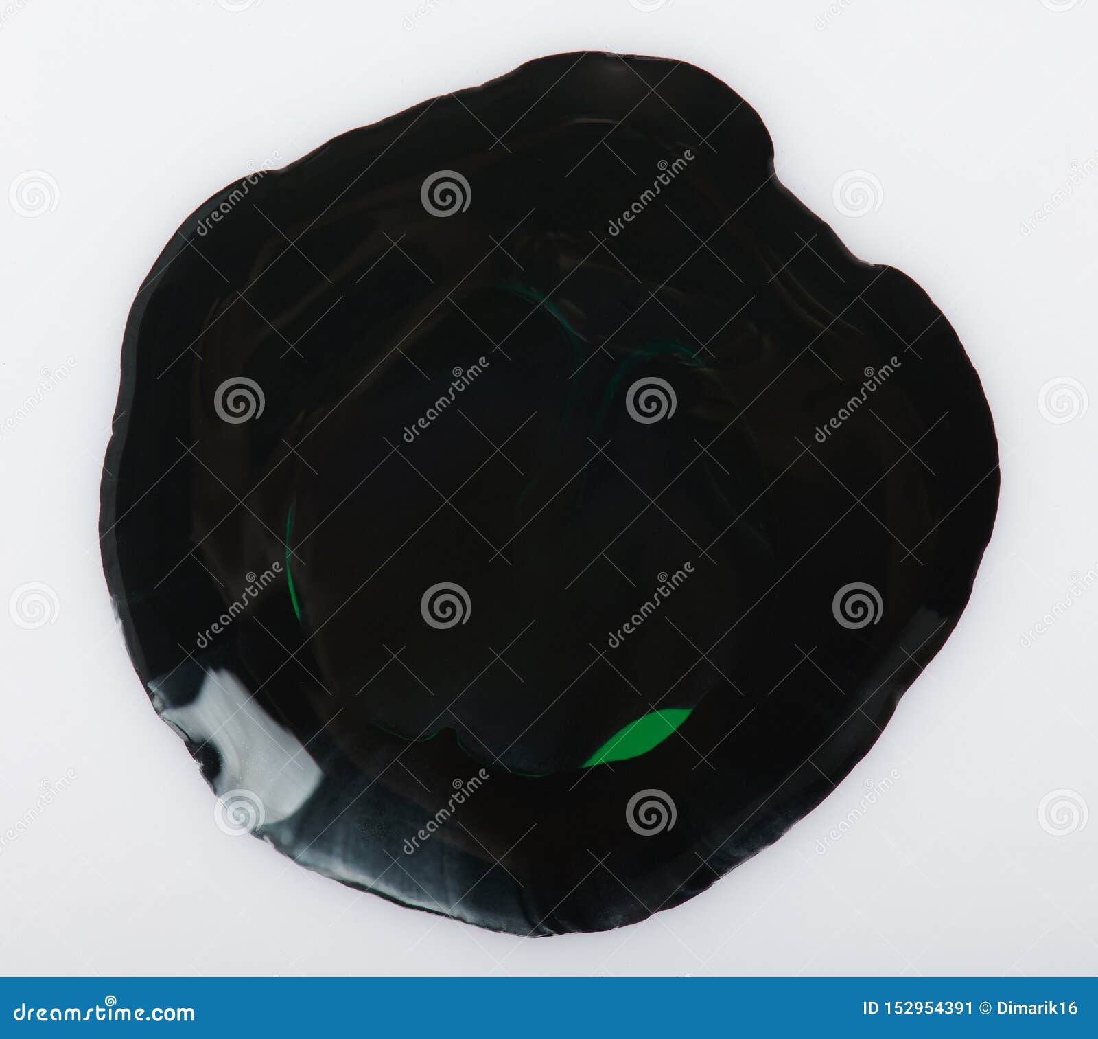Black round paint drop stock image. Image of contemporary - 152954391