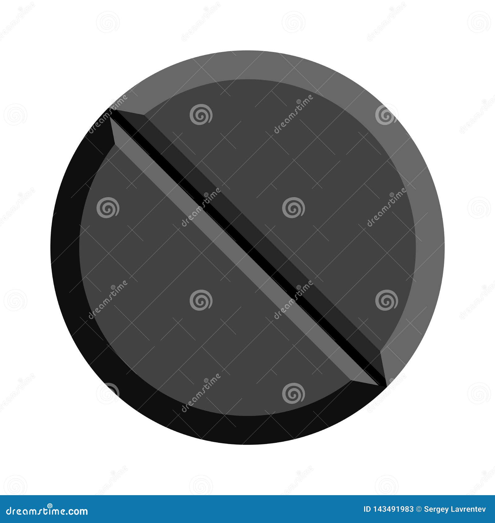 Black pill. Vector stock vector. Illustration of pharmaceutical - 143491983