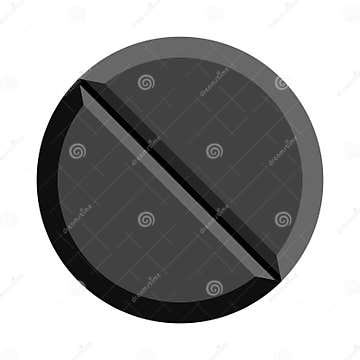 Black pill. Vector stock vector. Illustration of pharmaceutical - 143491983