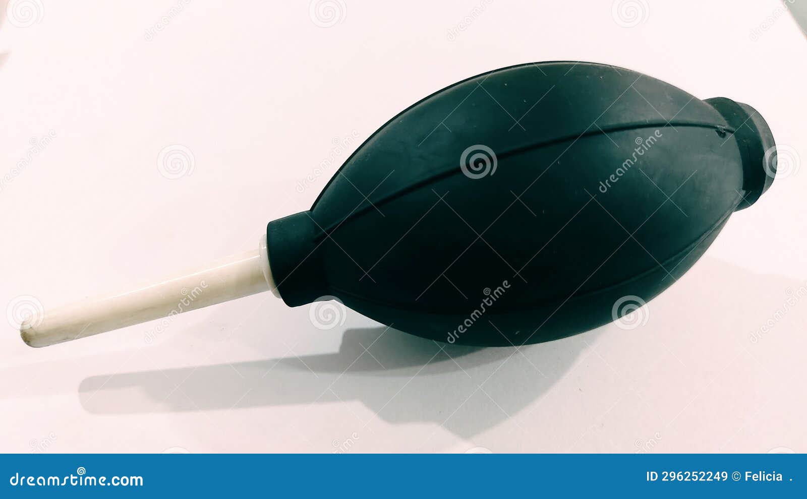 Black Rubber Dust Blower Pump, Hand Pump Stock Image - Image of ...
