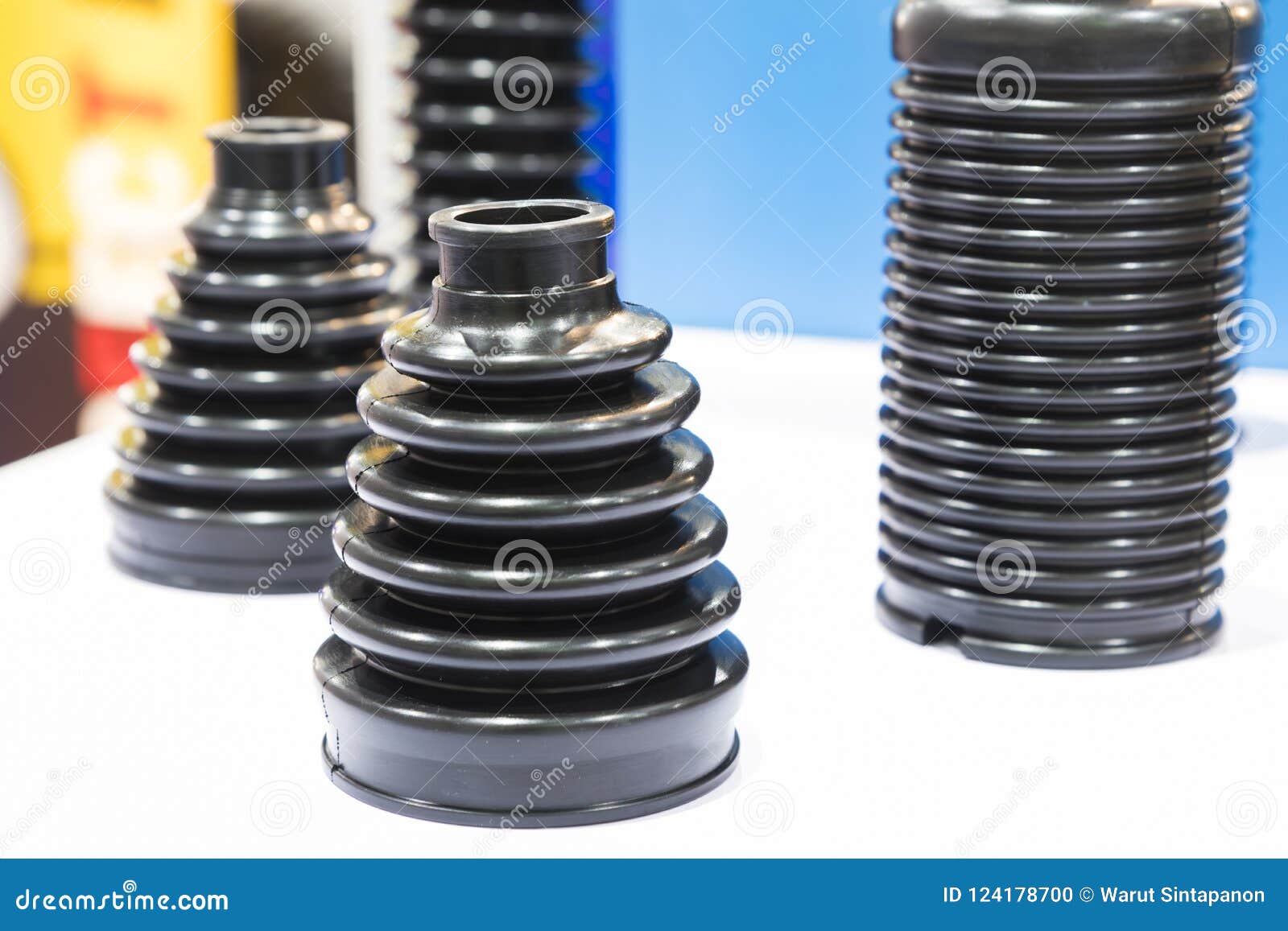Black Rubber Part for Auto ; Stock Photo - Image of product, repair ...