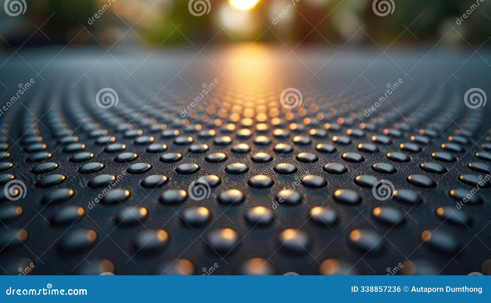 Black Rubber Safety Surface with Blur Background Stock Illustration ...