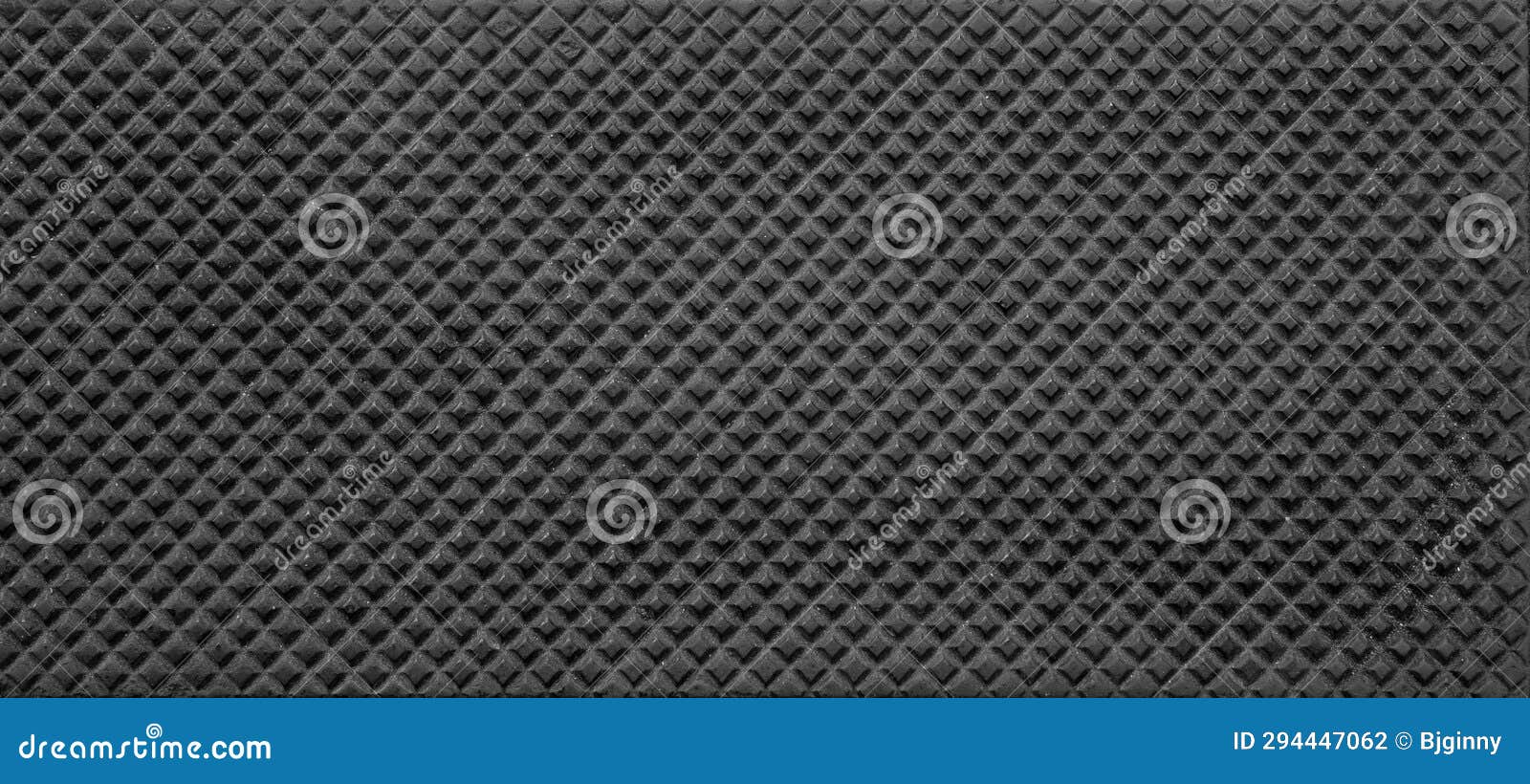 Black Rubber Texture Background, Square Pattern Stock Photo - Image of ...