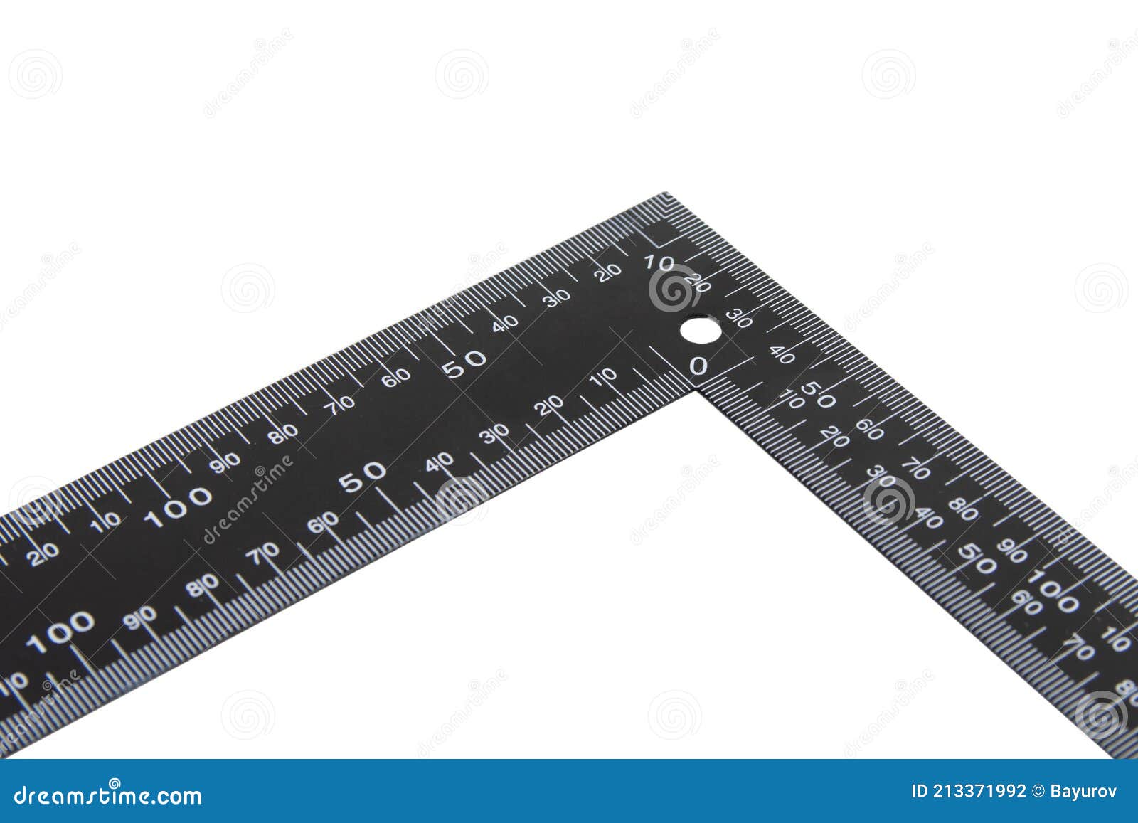 Black Ruler On White Background Stock Photo | CartoonDealer.com #154140000