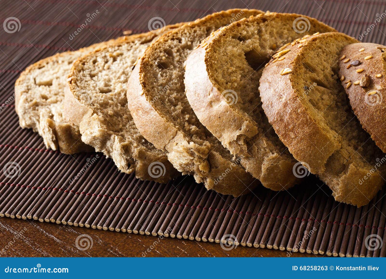 Black rye bread stock image. Image of crust, baguette - 68258263