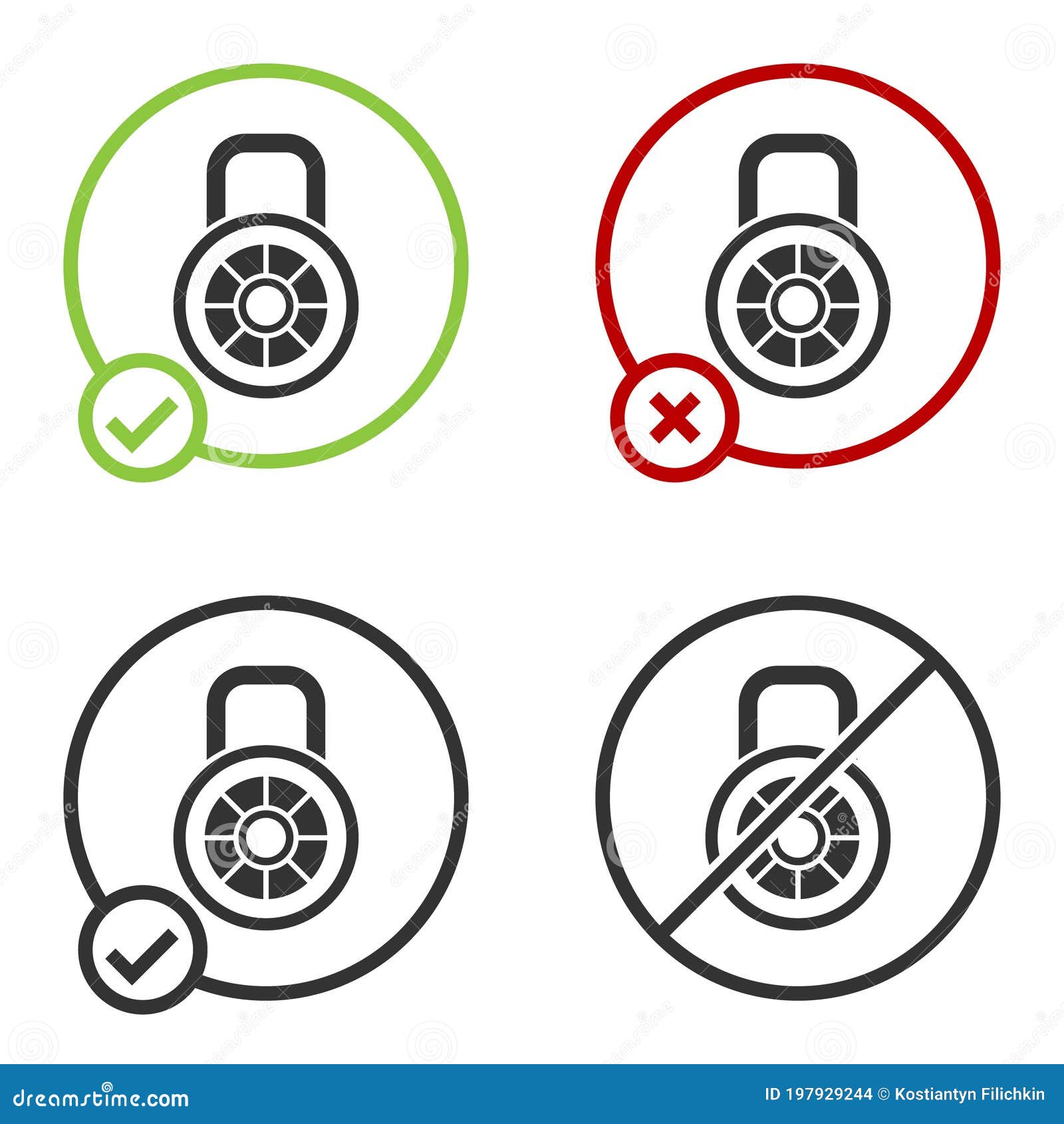Safe With Combination Lock - Vault Strongbox, Lock Box With Turning ...