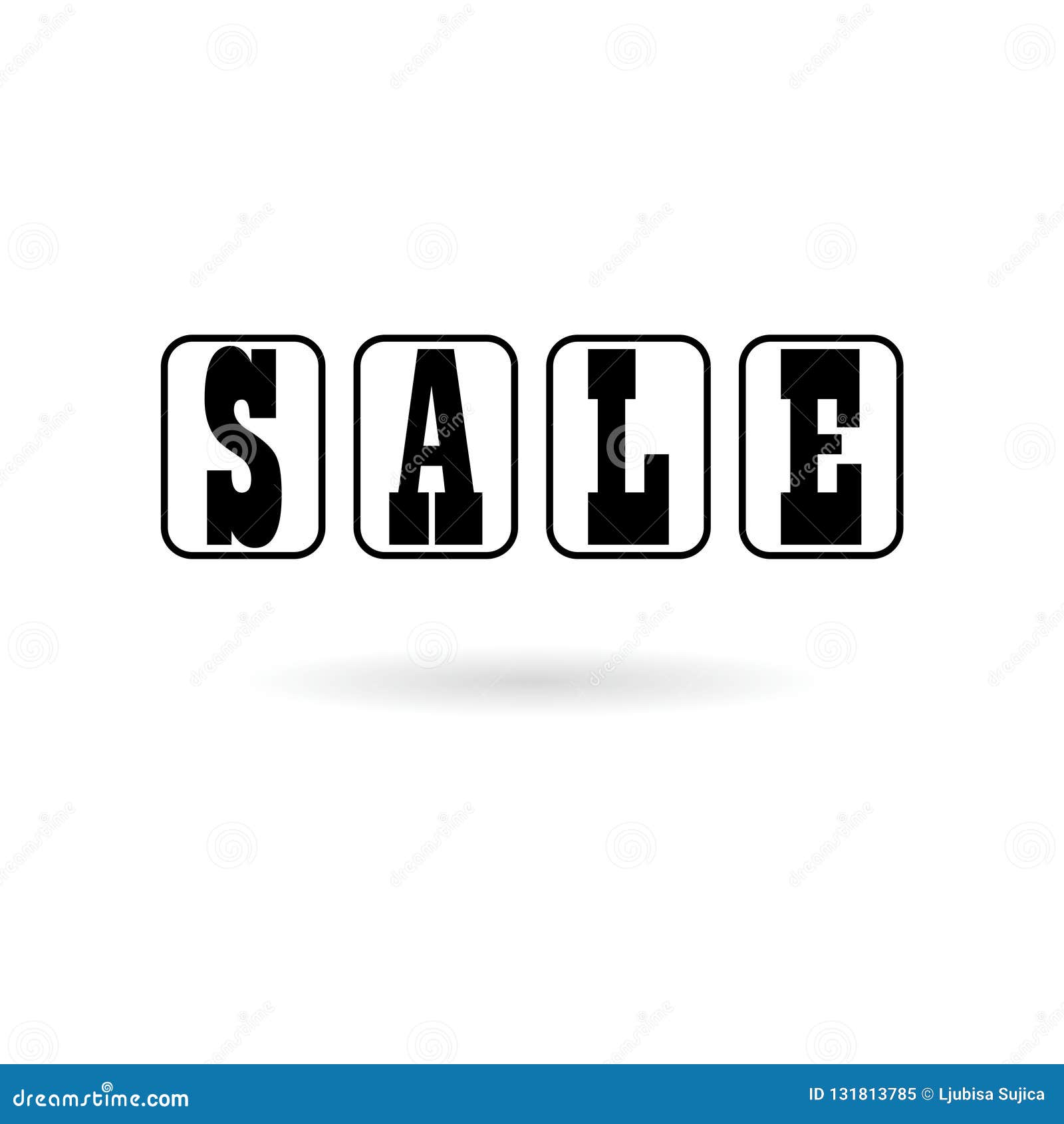 Black Sale Sign Icon or Logo Stock Vector - Illustration of store ...