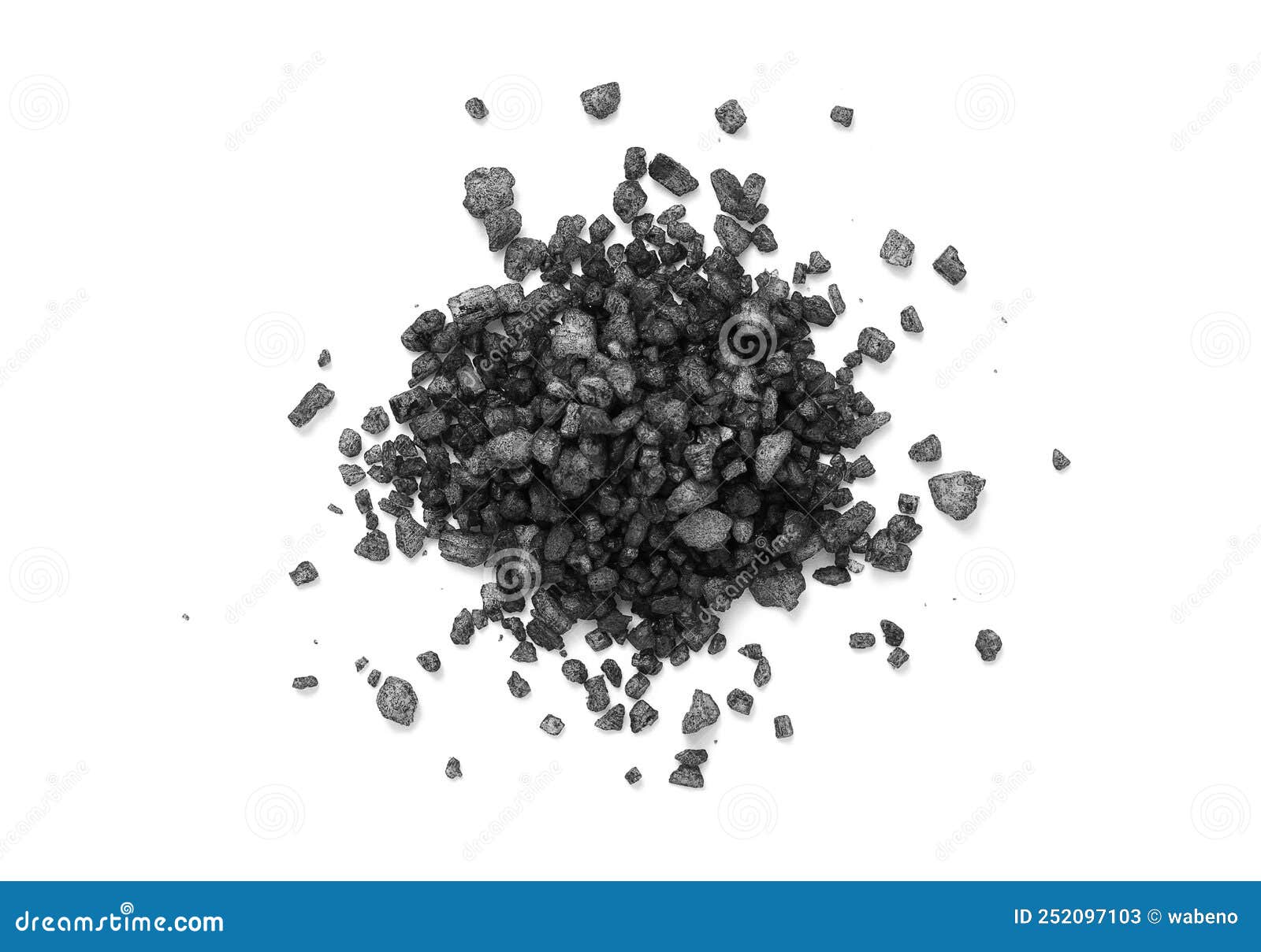 Black Salt Isolated on White Stock Image - Image of himalayan, isolated ...