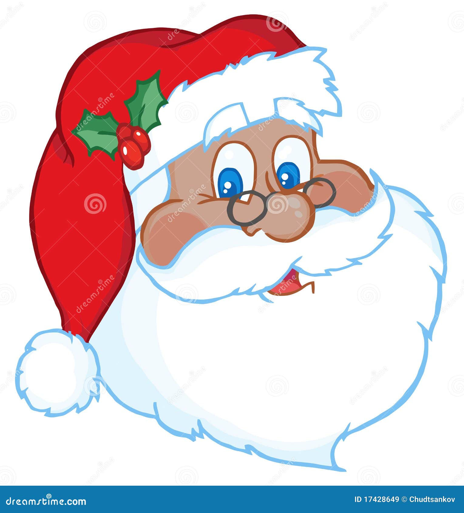 Santa Face Clipart