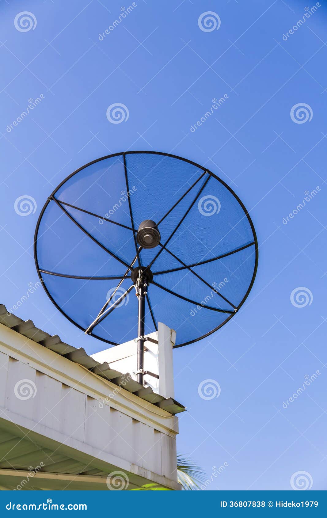 Black satellite disc stock photo. Image of extraterrestrial - 36807838