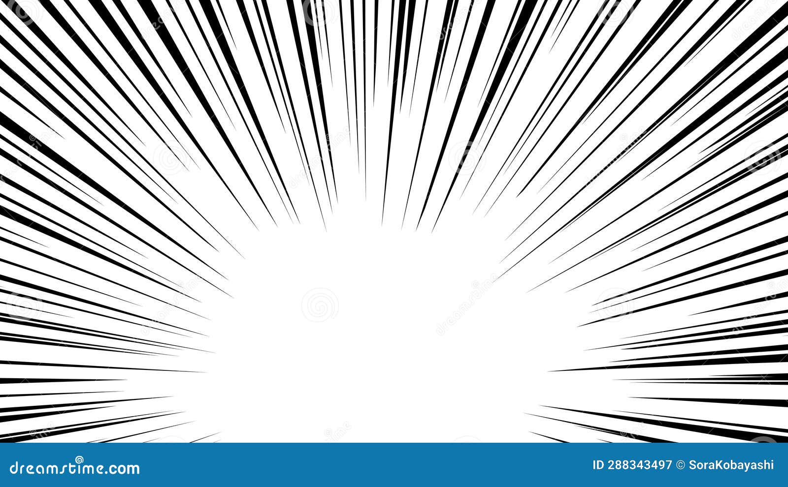 Black Saturated Line Focusing on the Center Stock Vector - Illustration ...