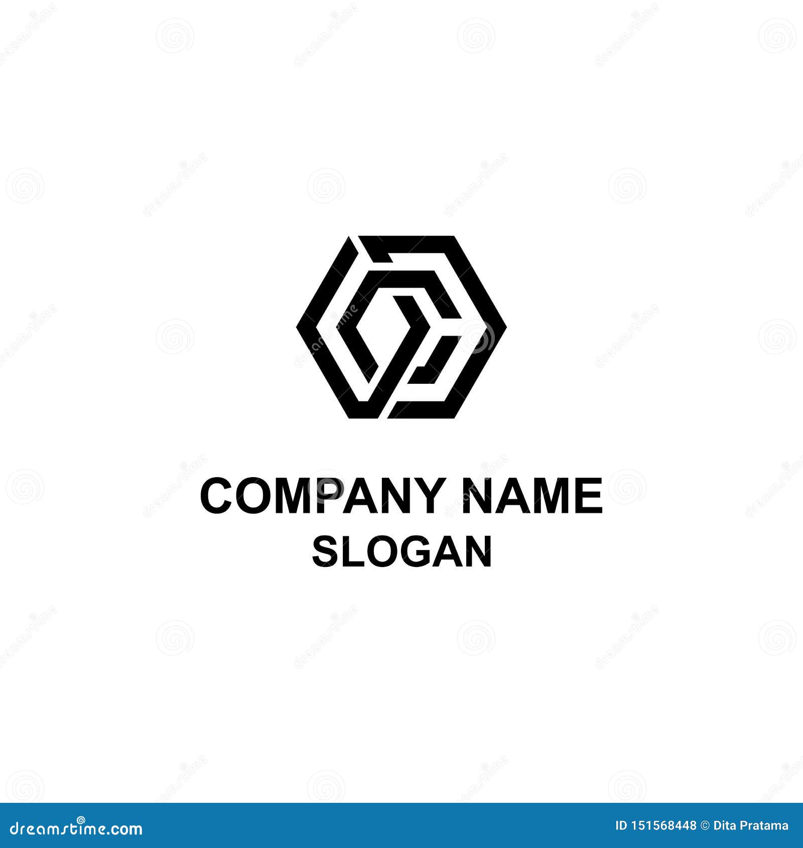 SC Letter Initial Hexagon Logo. Stock Illustration - Illustration of ...