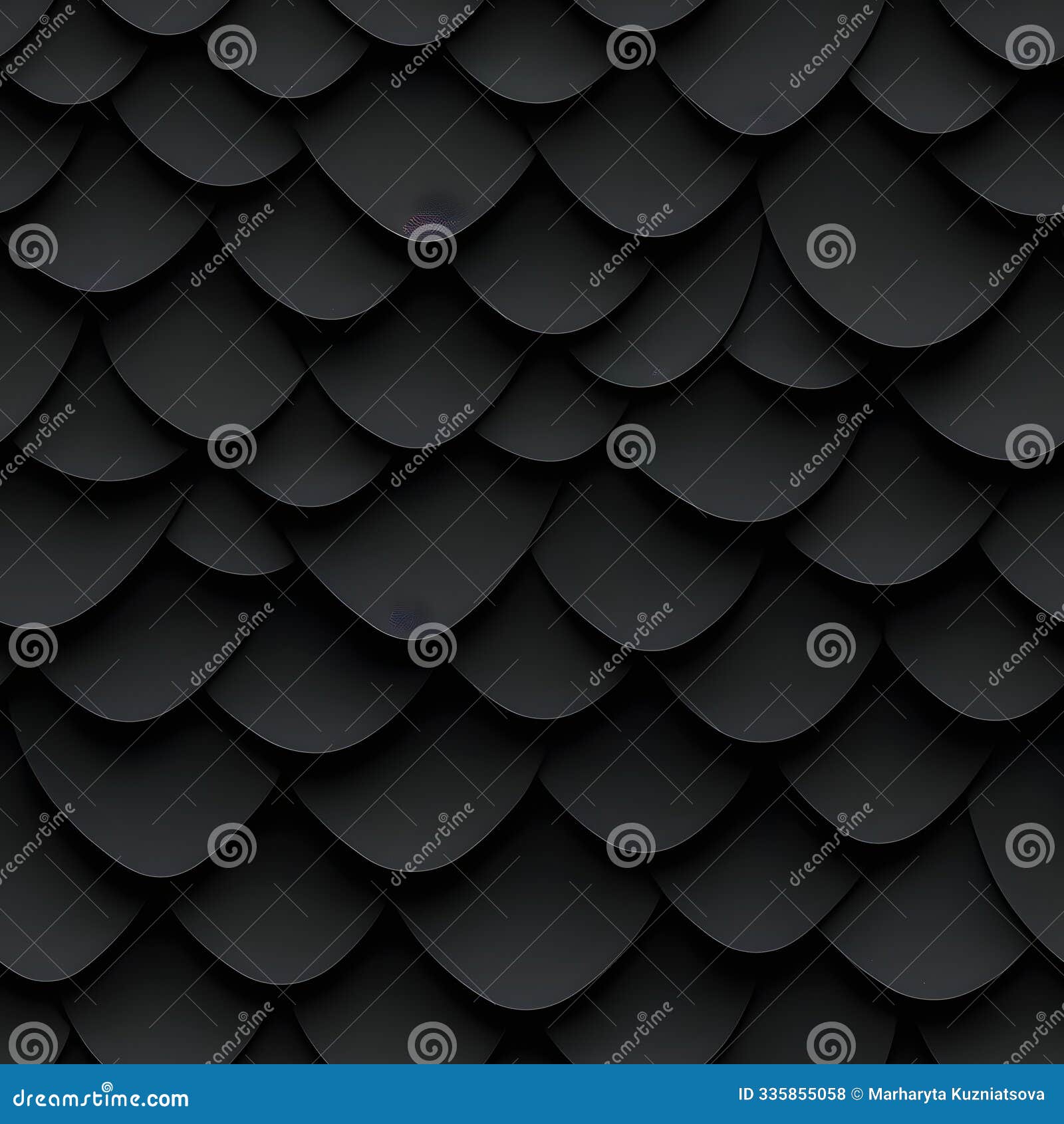 Black Scales Seamless Pattern Abstract Background. Wallpaper, Backdrop ...
