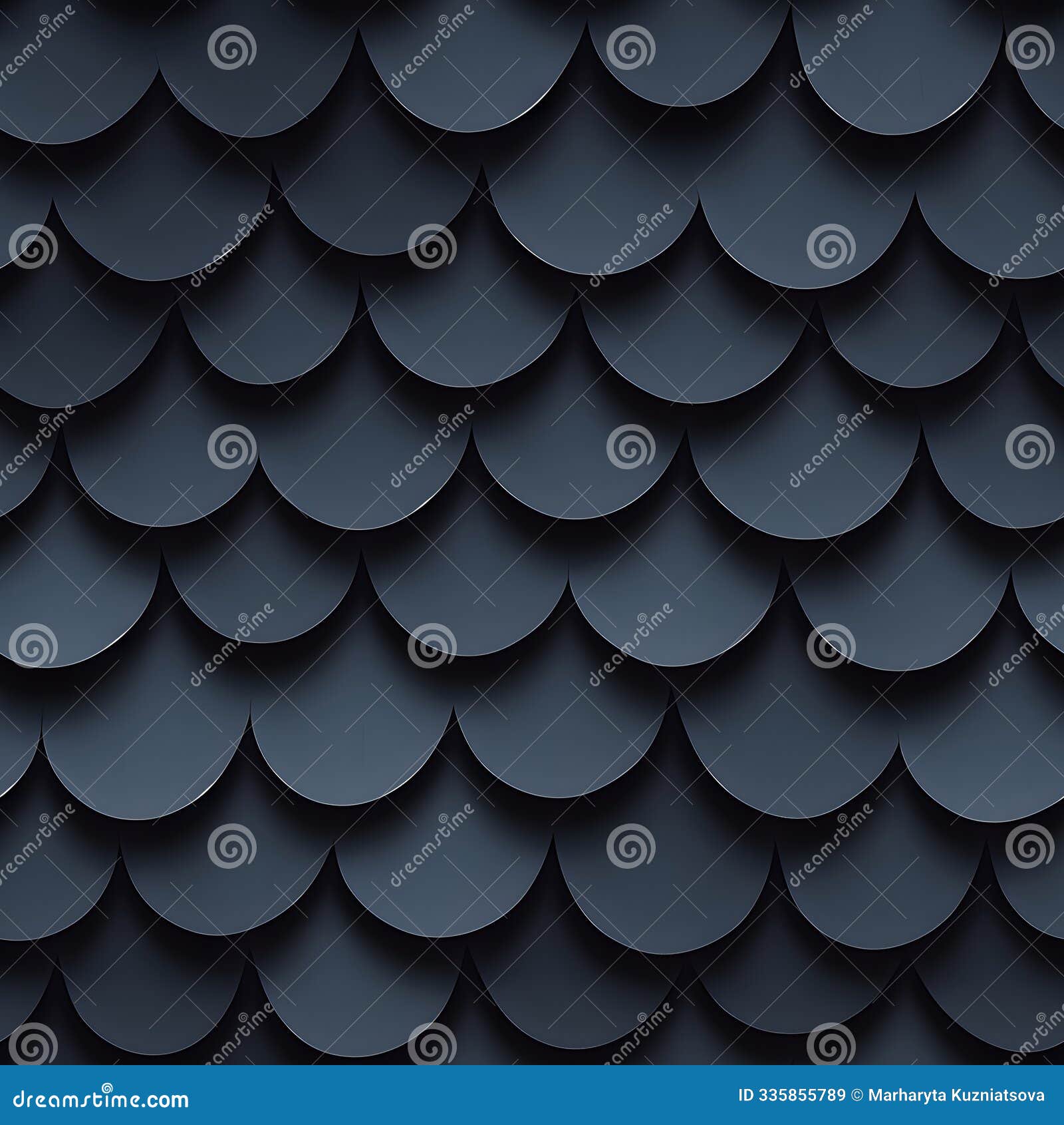 Black Scales Seamless Pattern Abstract Background. Wallpaper, Backdrop ...