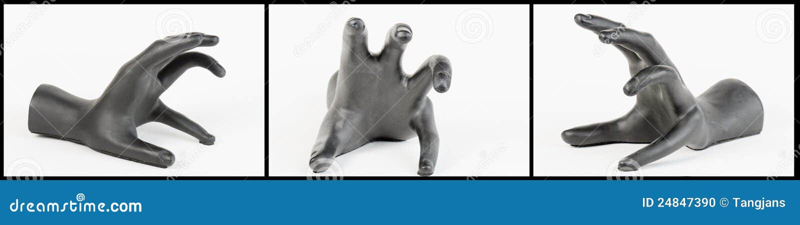 The Black Scary Hand Collage Stock Photo - Image of black, book: 24847390
