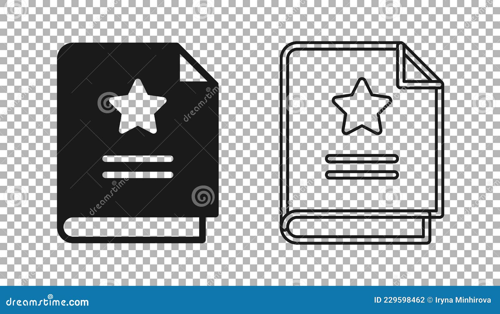 Black Scenario Icon Isolated On Transparent Background. Script Reading ...