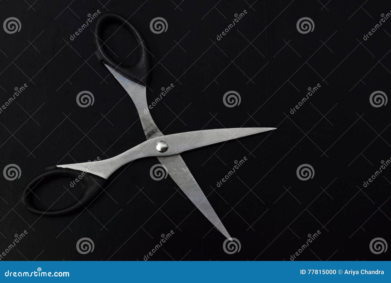 Black Scissor stock photo. Image of tools, background - 77815000