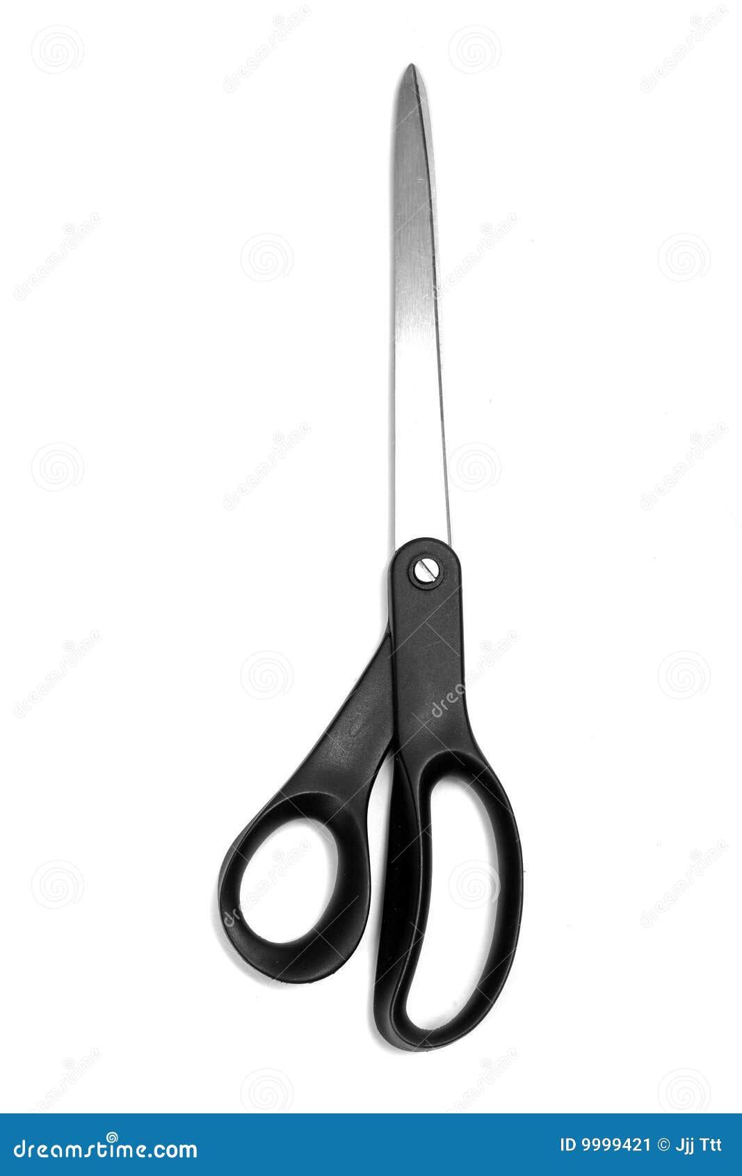 Black scissor isolated stock image. Image of paper, scissor - 9999421