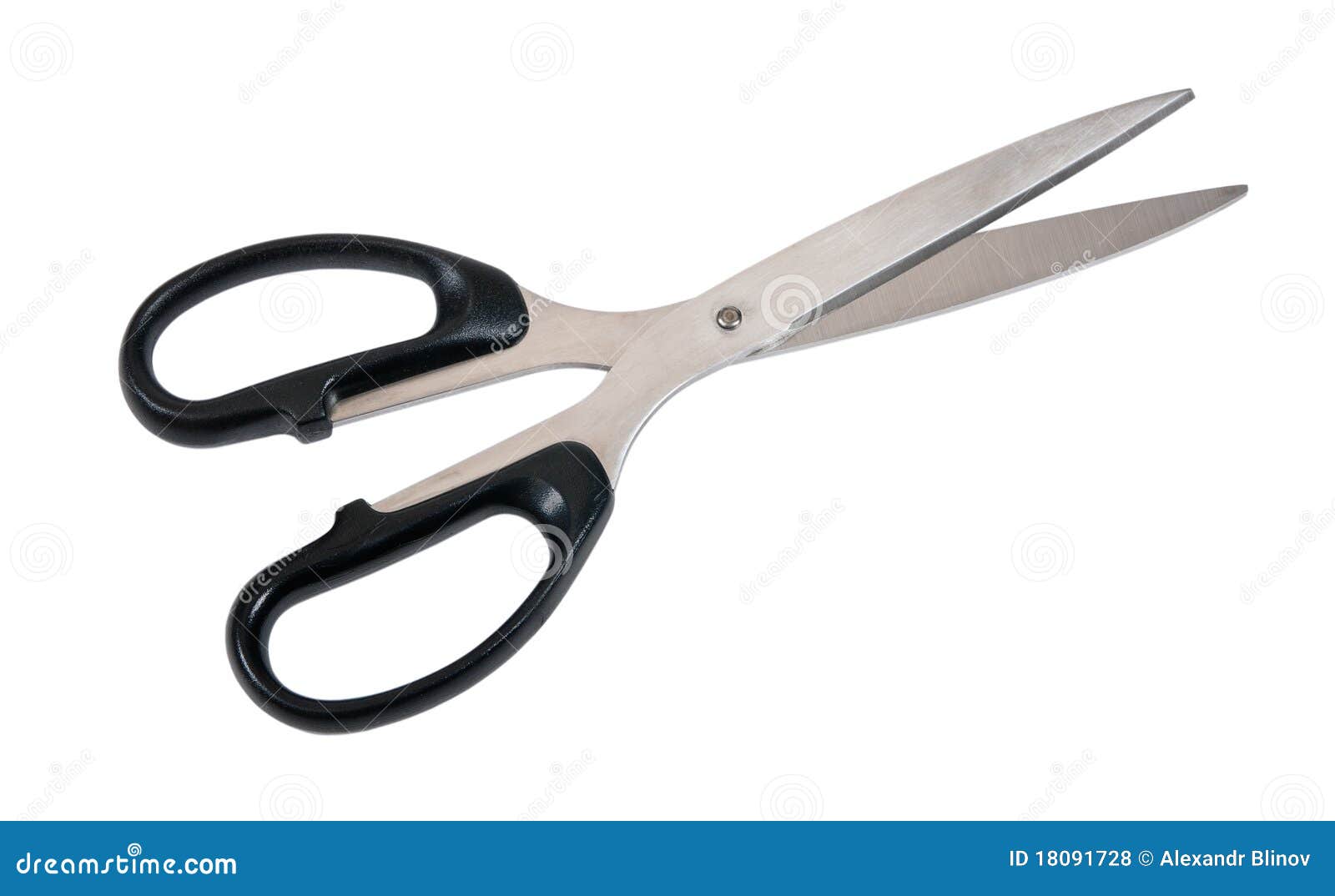 Black scissors stock photo. Image of portion, sharp, shears - 18091728