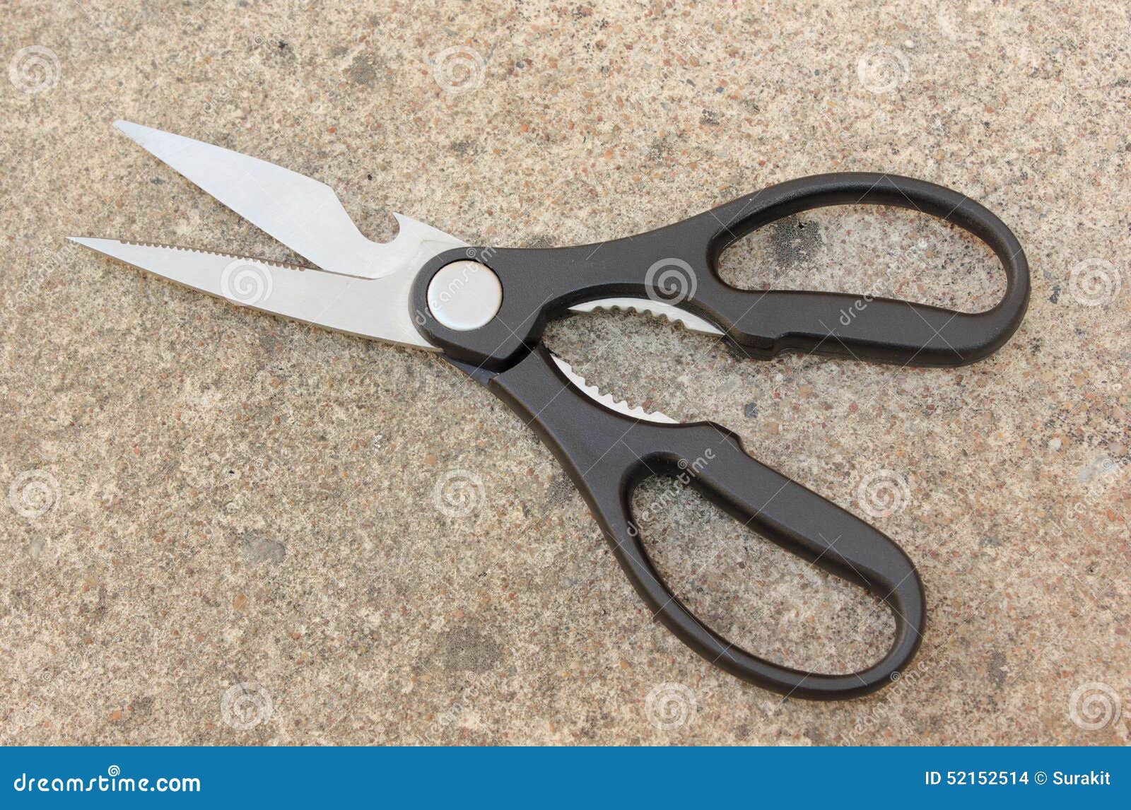 Black scissors stock photo. Image of craft, open, tool - 52152514
