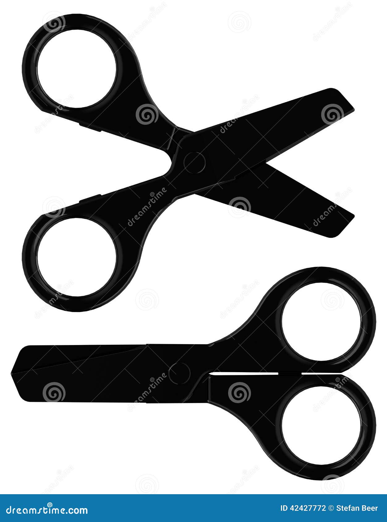 The black scissors stock illustration. Illustration of haircutting ...