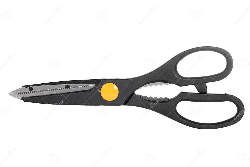 Black scissors stock image. Image of pair, isolated - 288286641