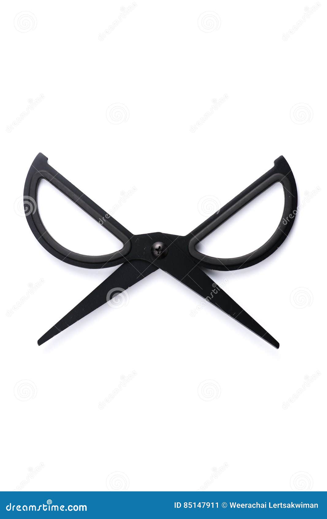 Black scissors stock image. Image of steel, black, handle - 85147911