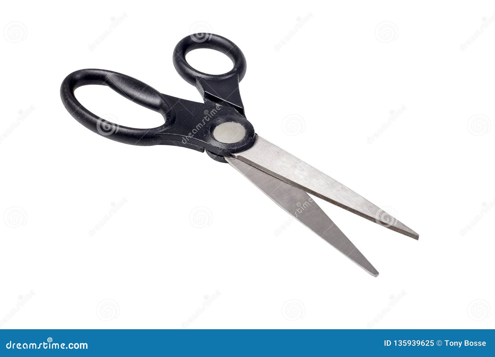 Black Scissors With Clipping Stock Image | CartoonDealer.com #2681995