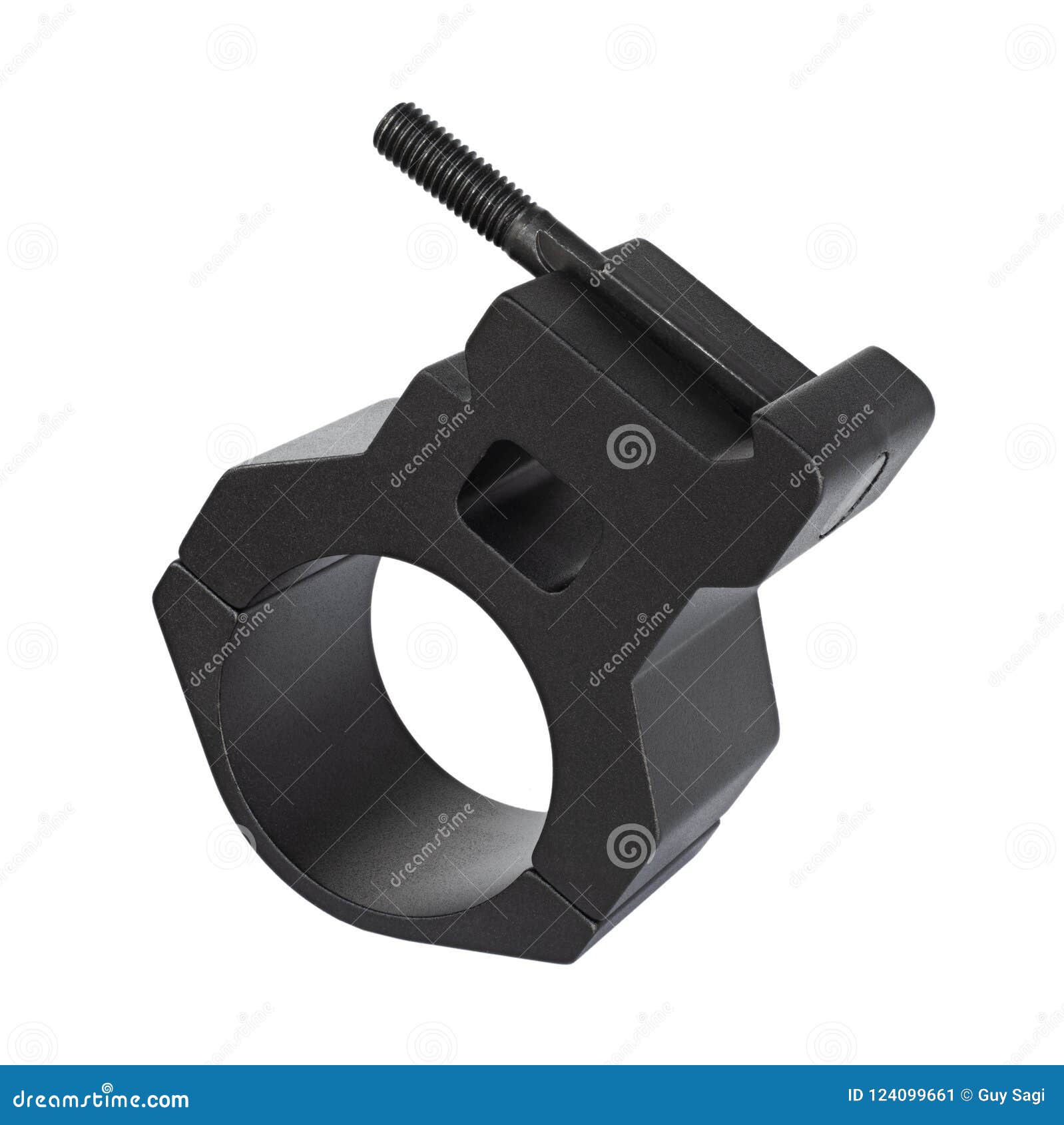 Metal rifle scope base stock image. Image of scope, rings - 124099661